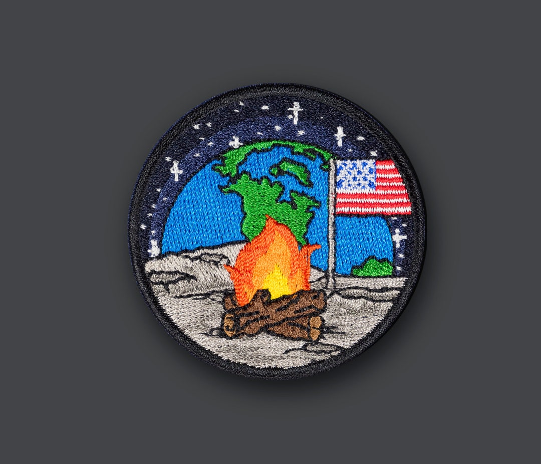 Adventure Wearables "moon Campfire" Morale Patch Gzila Collaboration - Etsy