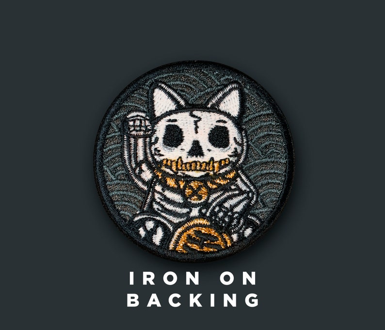Lucky Cat - Maneki-neko Morale Patches - Etsy