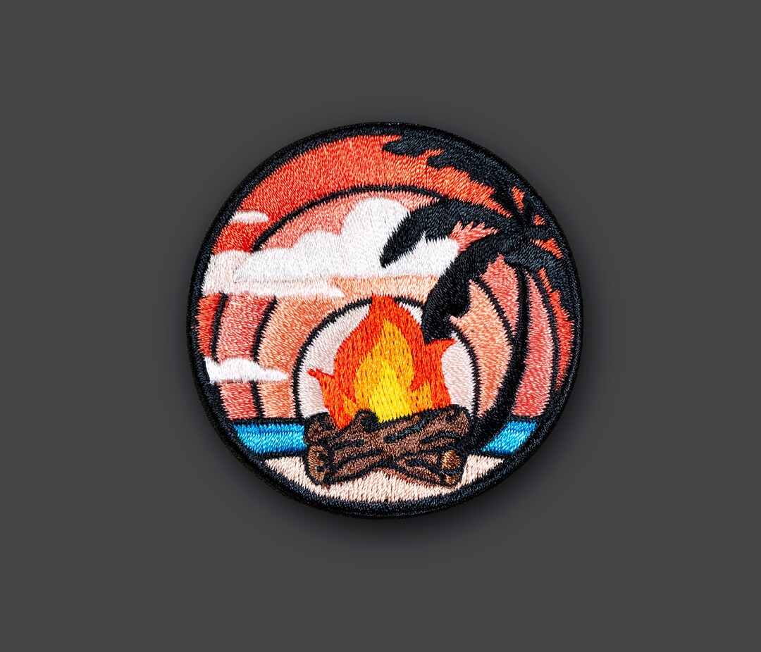 The Simple Life "beach Campfire" Morale Patch - Etsy