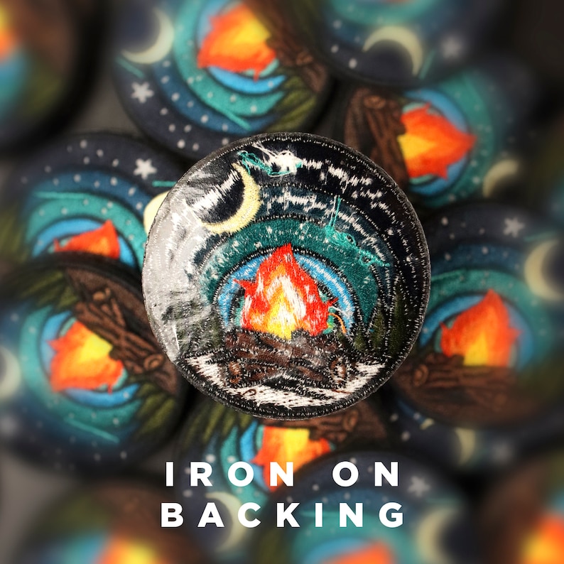 The Simple Life campfire Morale Patch - Etsy