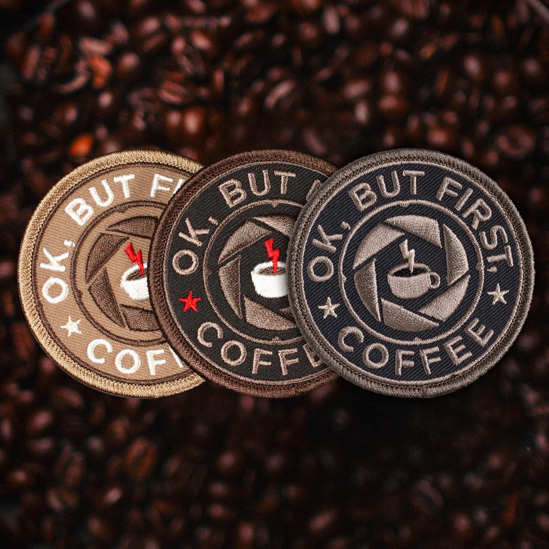 Ok, but First Coffee - Morale Patches - Etsy