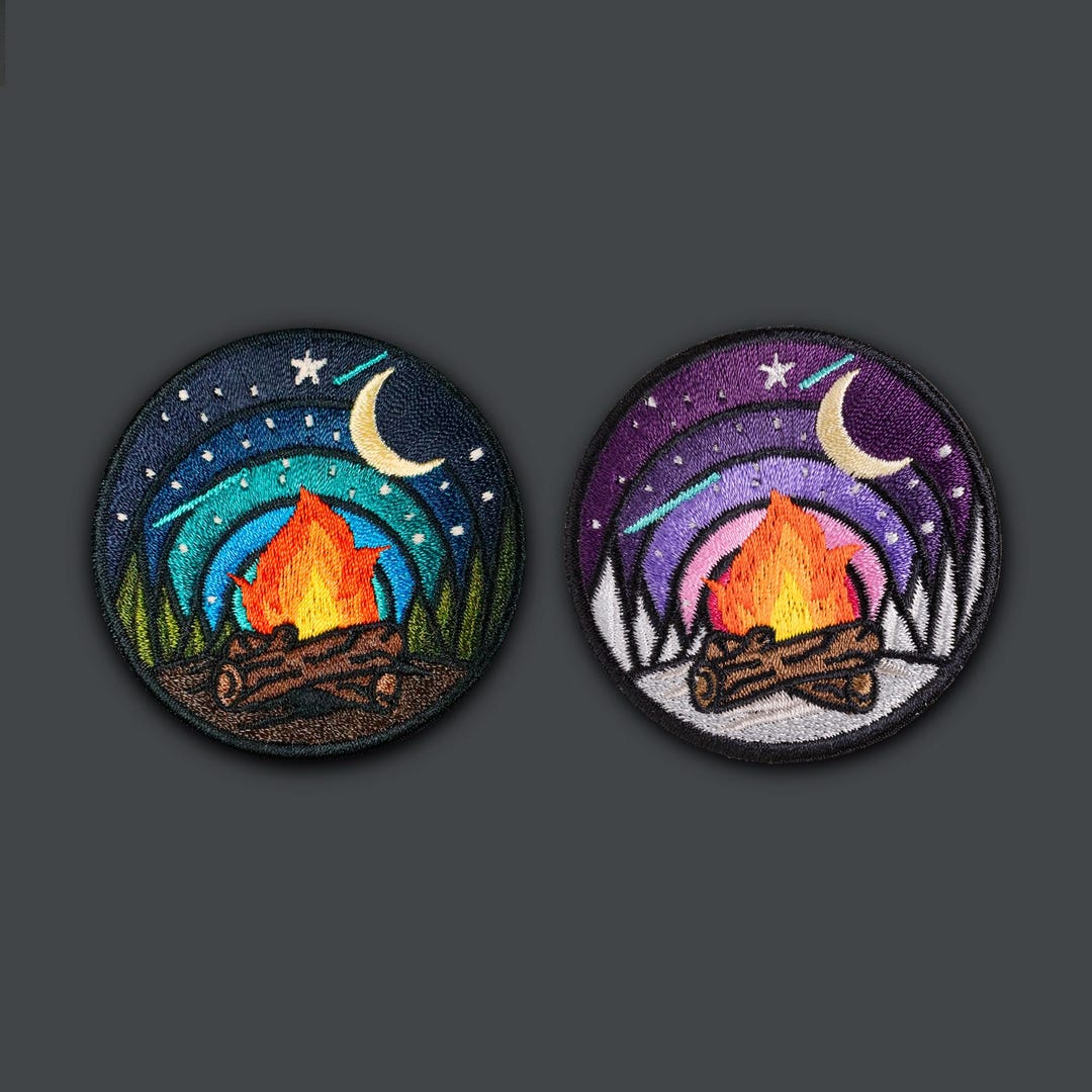 The Simple Life "campfire" Morale Patches - Etsy