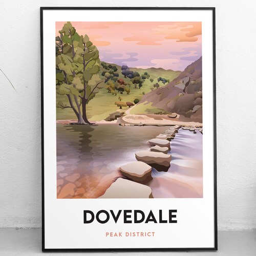 Peak District National Park A3 Print Map | Etsy