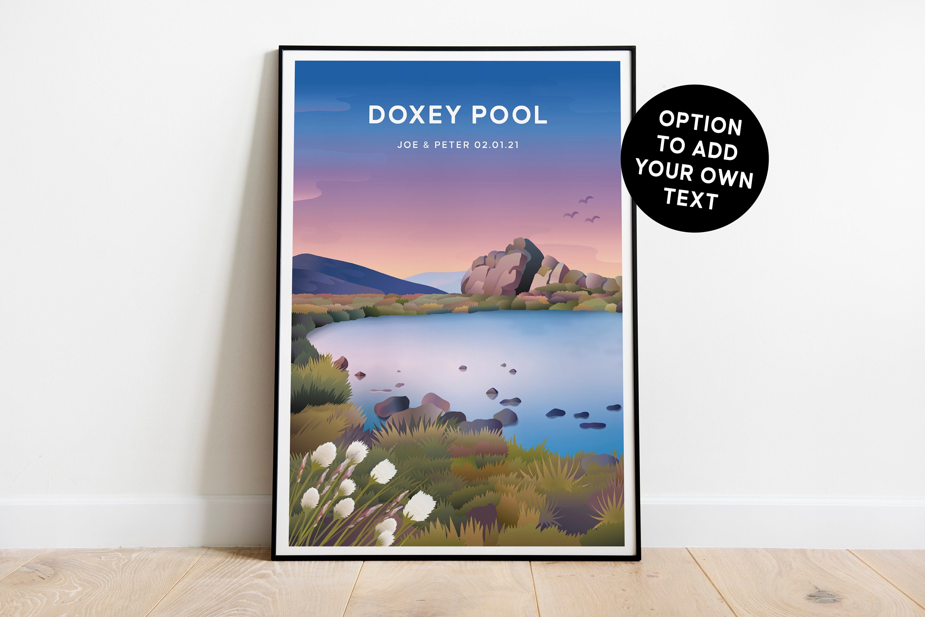 Doxey Pool the Roaches Peak District. Art Print / Travel - Etsy UK