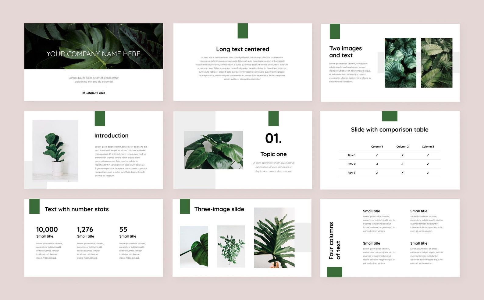 Minimalist Modern Google Slides Presentation Template, Powerpoint ...