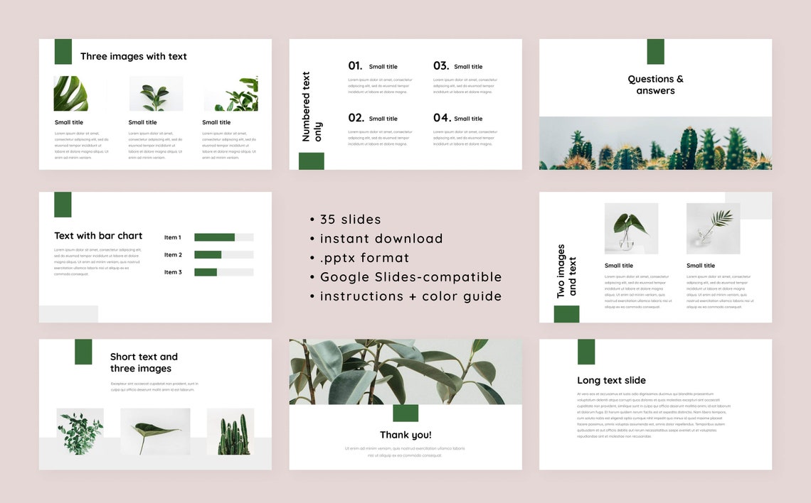 Minimalist Modern Google Slides Presentation Template, Powerpoint ...