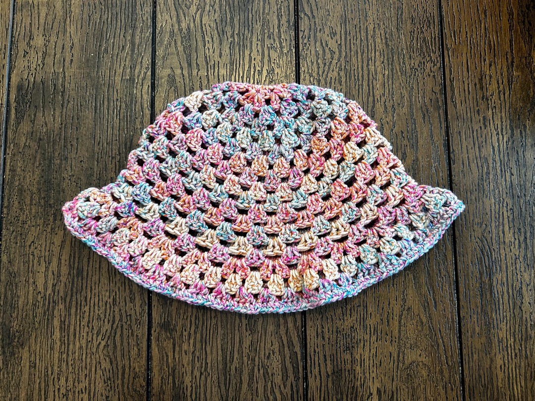 Granny Square Bucket Hat - Etsy