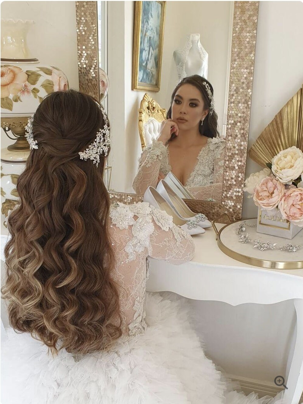 Crystal Wedding Headpiece VICTORIA Bridal Headpiece Silver | Etsy