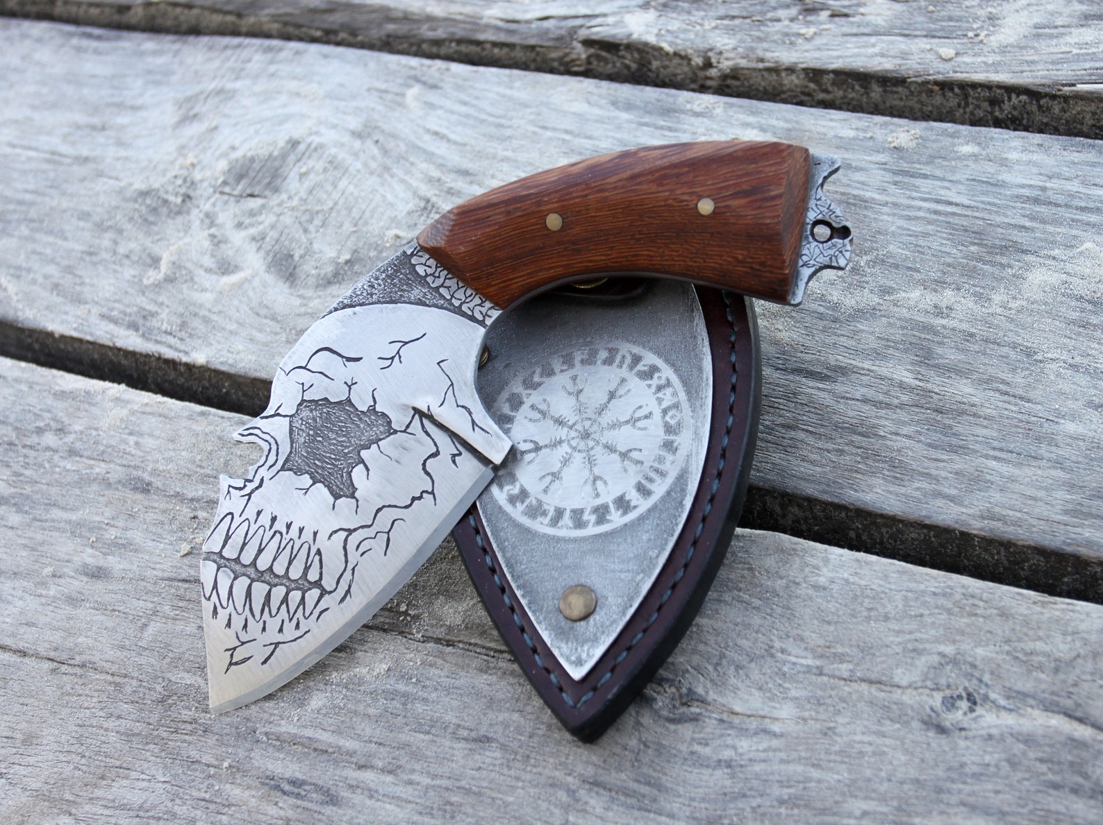 Custom made Knife Skull | Etsy