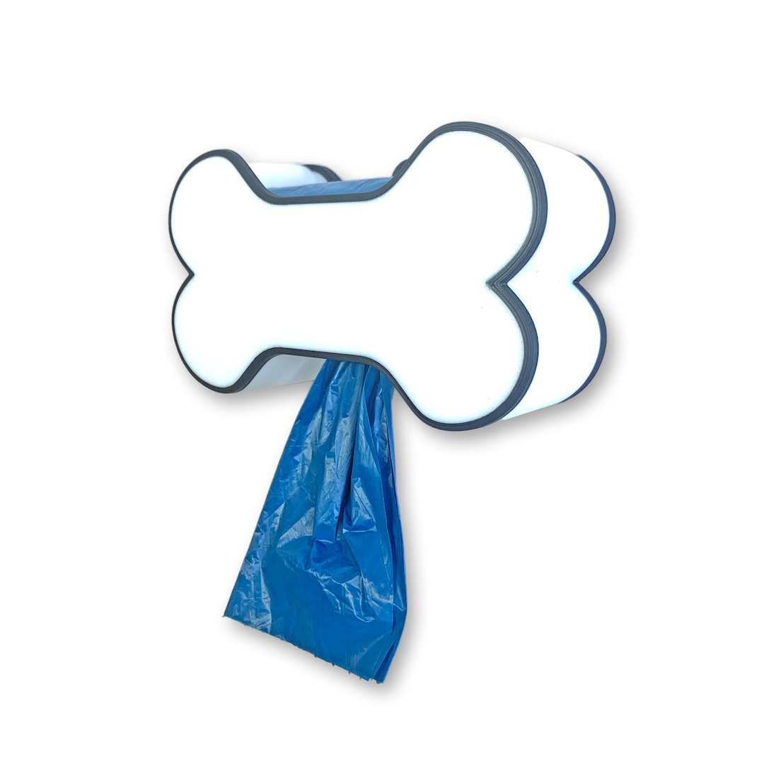 The Bone - Wall Mounted Dog Waste Bag Dispenser | Personalizable ...