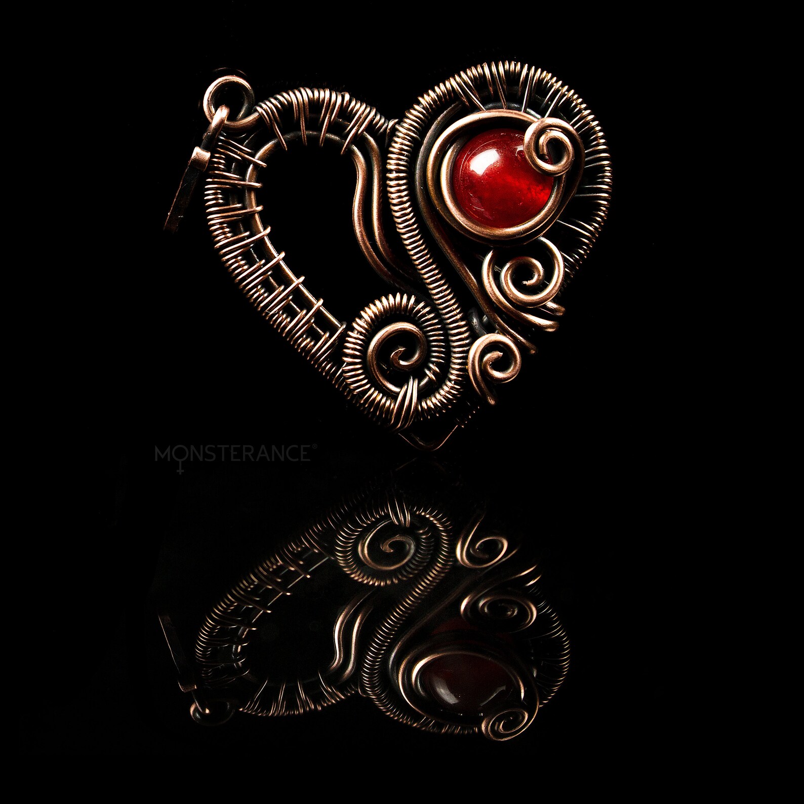 DIY Wire Wrapping Heart Pendant Jewellery Tutorial Easy Step - Etsy UK