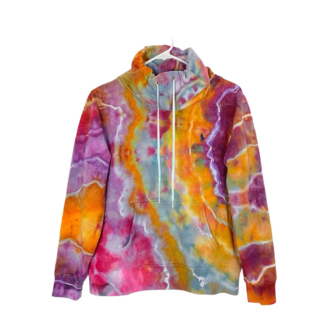 Polo Ralph Lauren Geode Tie Dye Sweatshirt Pullover Mens Small Unisex ...