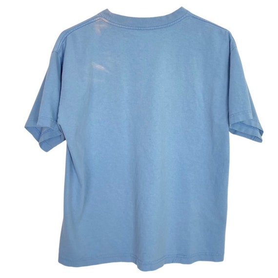 Vintage 90s Hilarious Gamer Tshirt Light Blue Unisex … - Gem