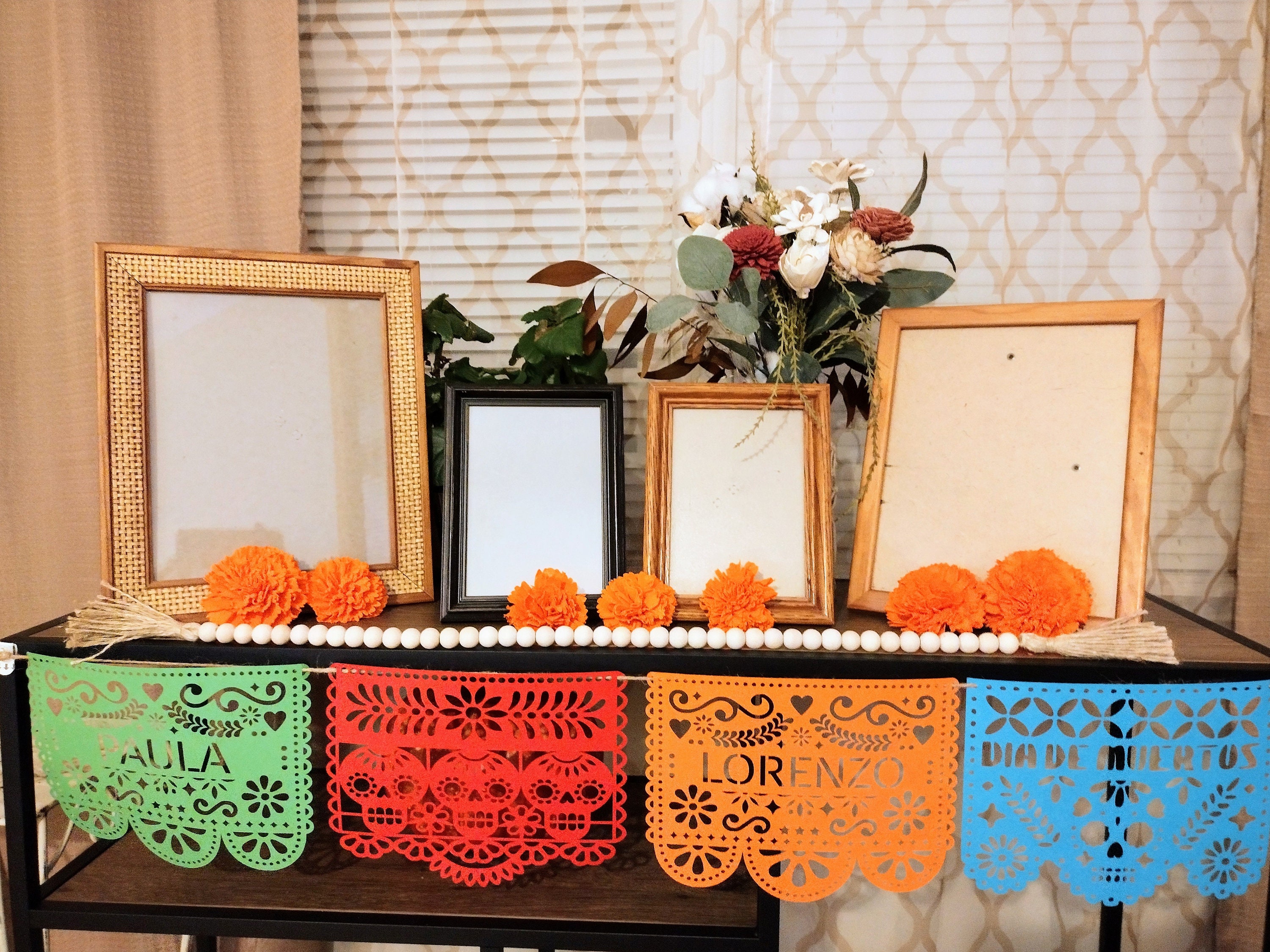 Papel Picado Personalizado, Día De Los Muertos, Day of the Dead ...