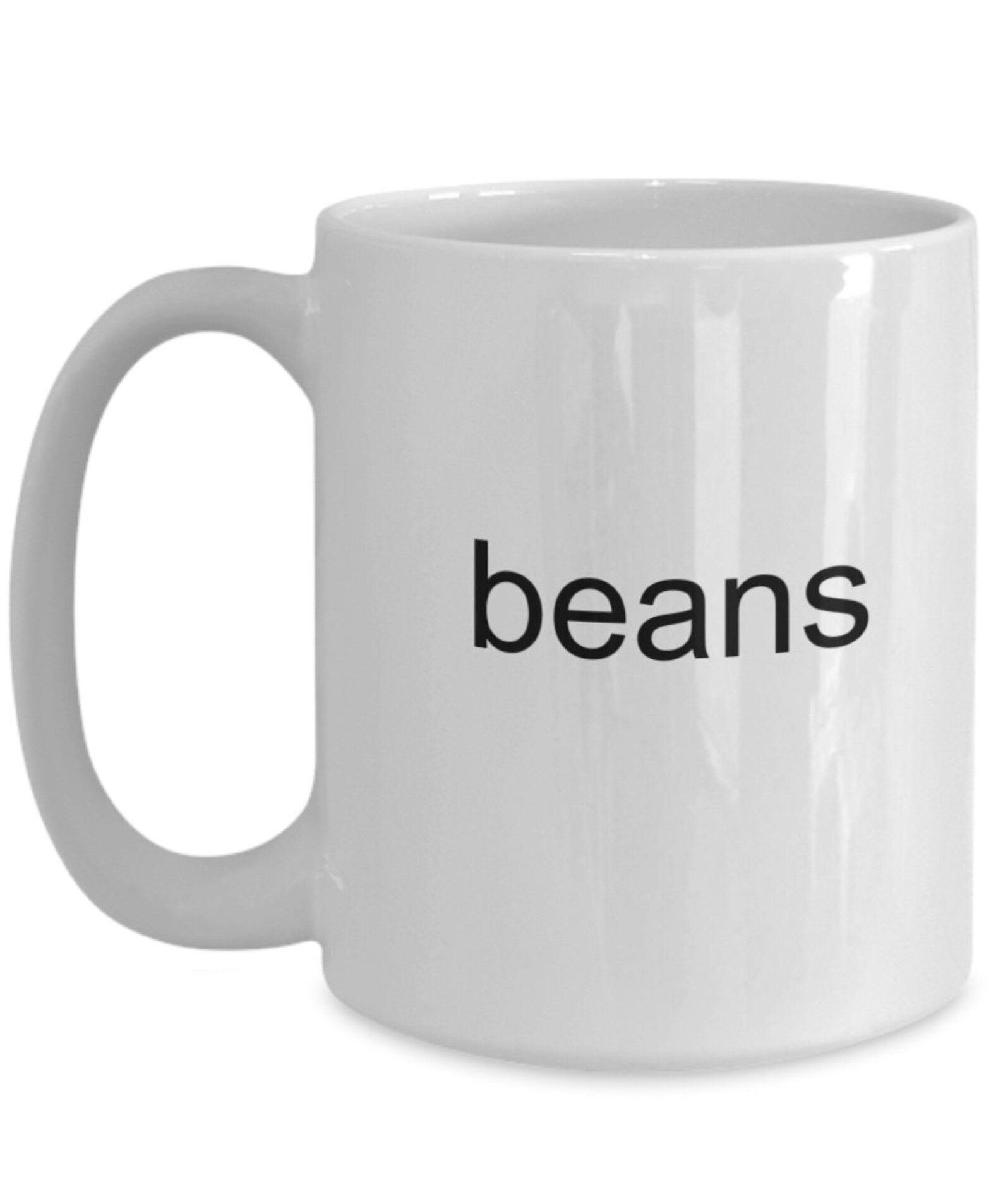 Beans Mug Funny Deadpan Comedy Novelty Gift - Etsy