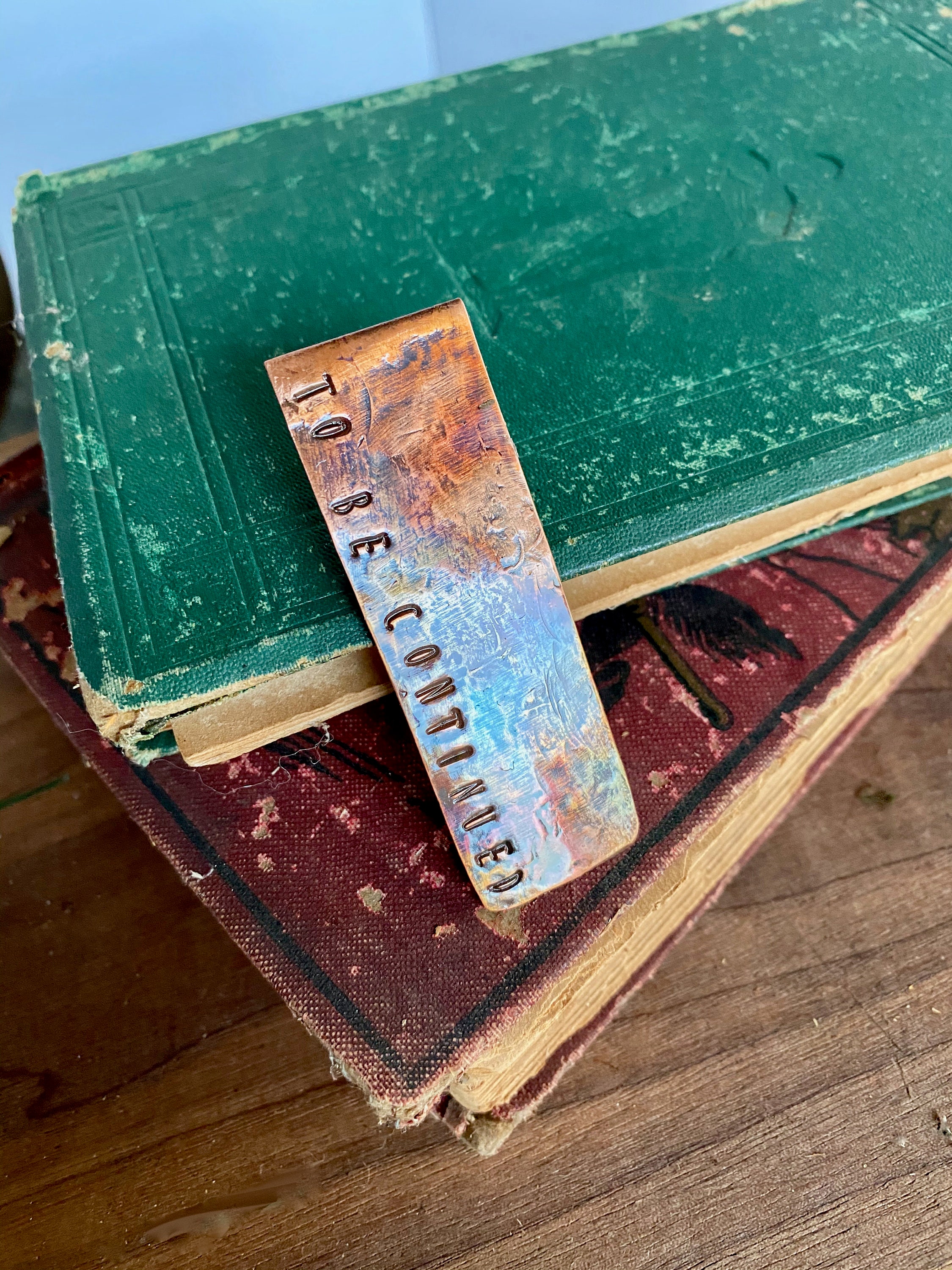 Customize here Top fold hand forged copper book mark with - Etsy.de