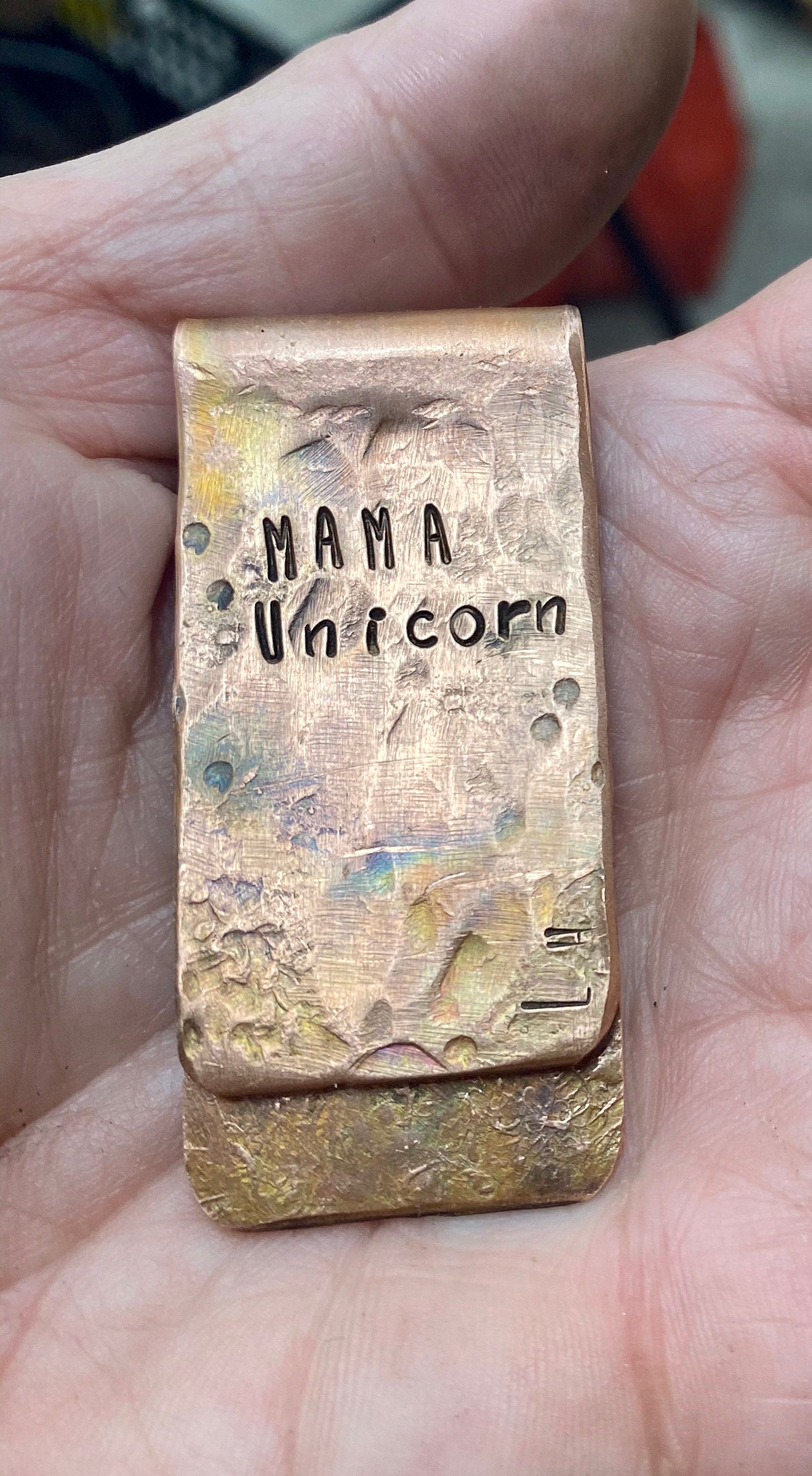 Customize here Top fold hand forged copper book mark with - Etsy.de