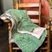 Hand Quilted Whole Cloth Throw Quilt, Baby Wedding Christmas Gift ...