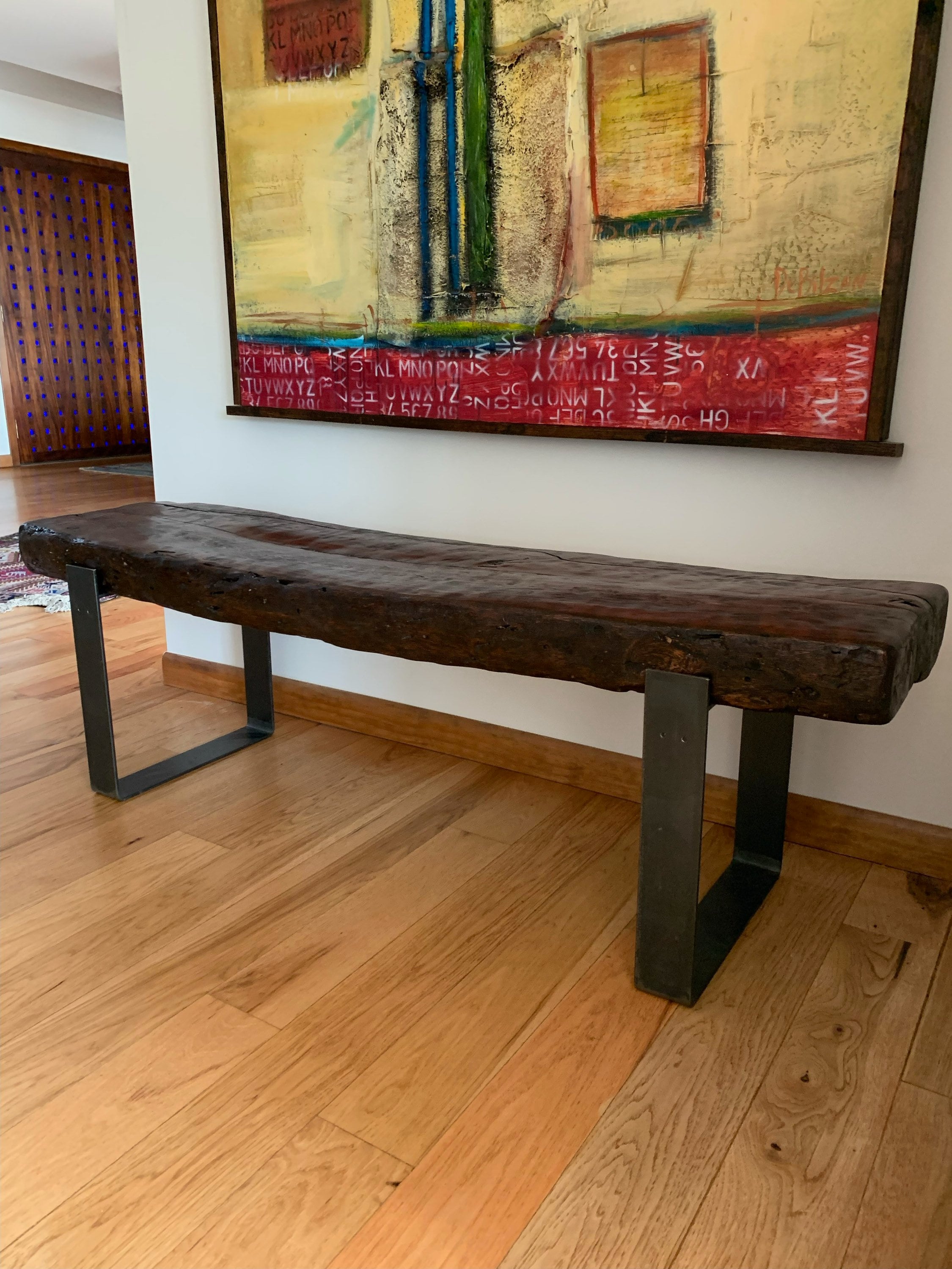 Custom H Table Leg 3 Wide Rustic Steel Sold - Etsy Canada