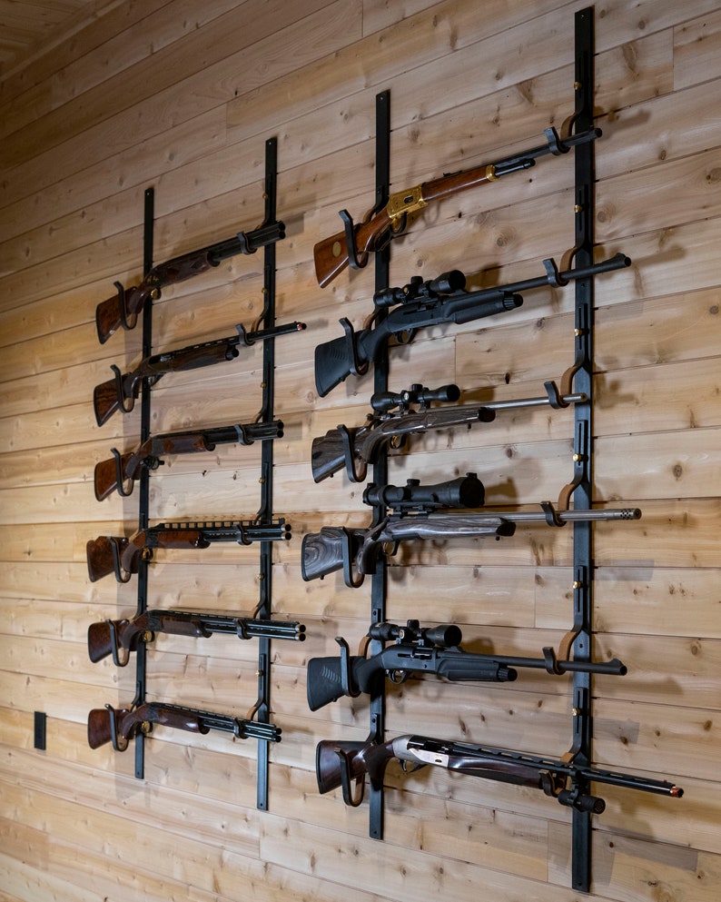 Custom Gun Rack, Wall Mounted Rifle Holders, Shotgun Storage Solution ...