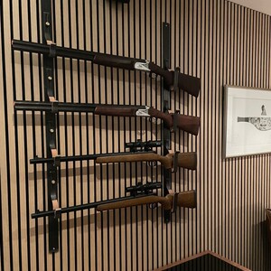 Custom Gun Rack Wall Mounted Rifle Holders Shotgun Storage - Etsy