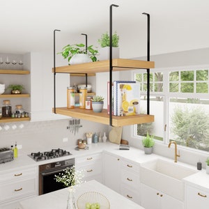 Suspended Ceiling Mounted Shelf Bracket, Floating Island Shelf Bracket ...