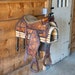 Saddle Rack Wall Mounted, Equestrian Design, Rustic Barn Storage ...