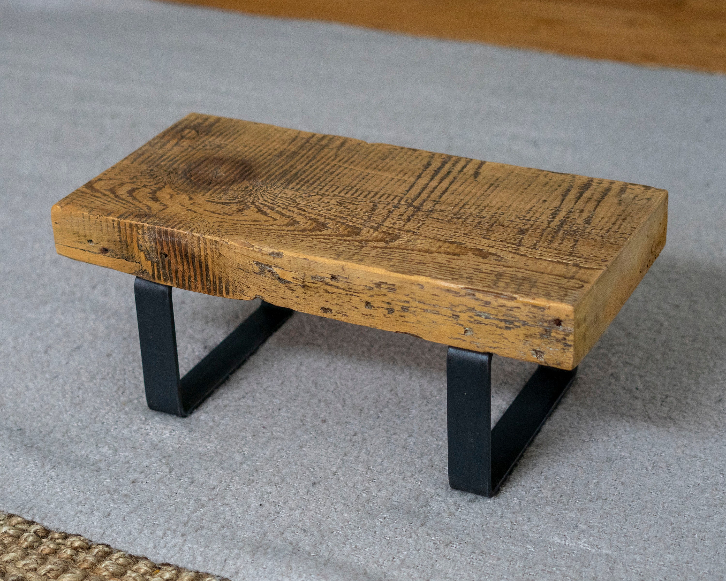 Primitive Display Bench, Vintage Stool, Antique Reclaimed Wood ...