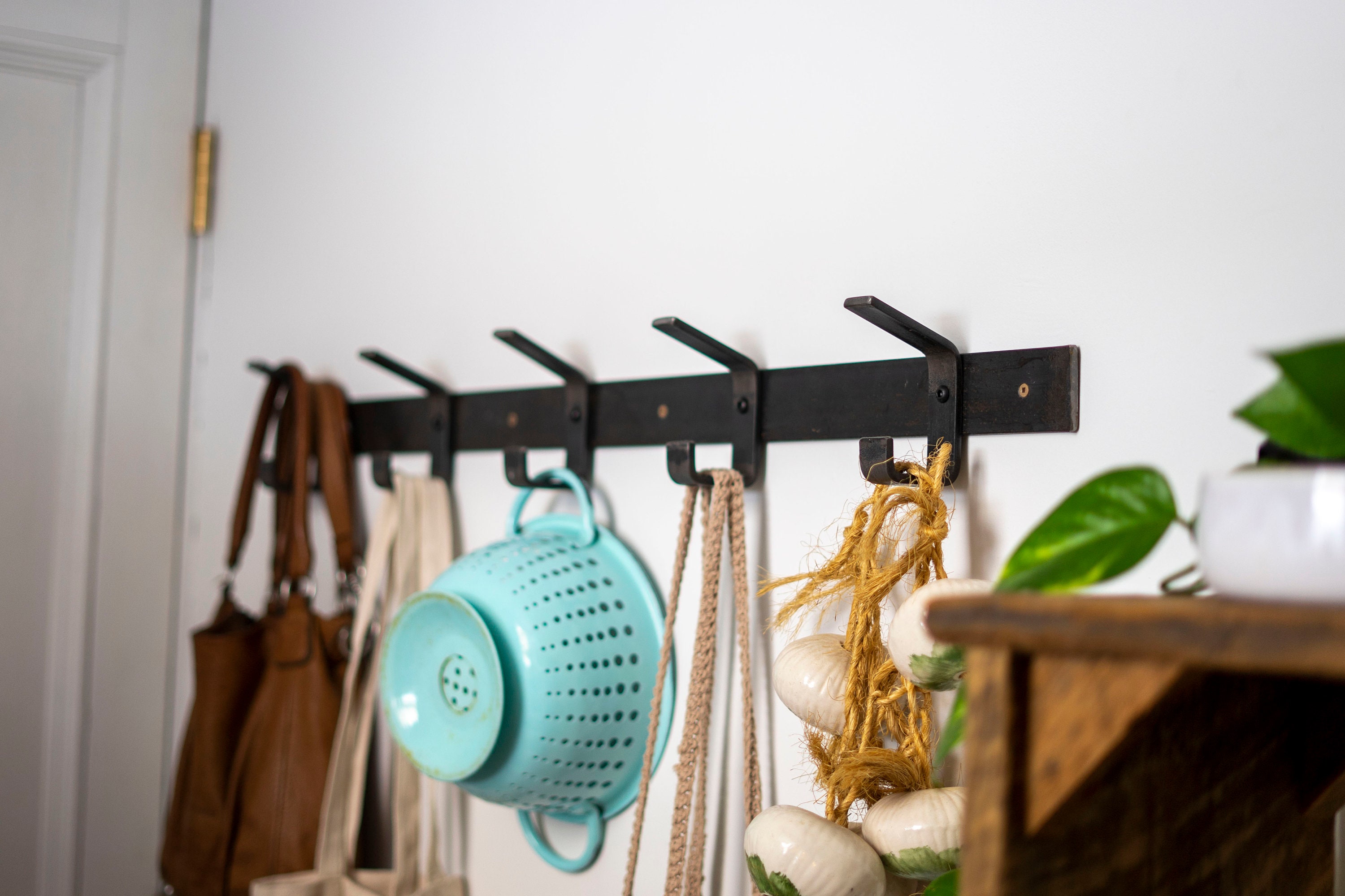 Custom Coat Rack Entryway Coat Hooks Kitchen Storage Hooks | Etsy