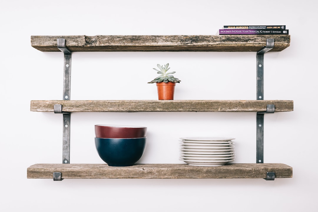 Triple Shelf Bracket - Heavy Duty Metal Shelf Bracket, Multi Level ...