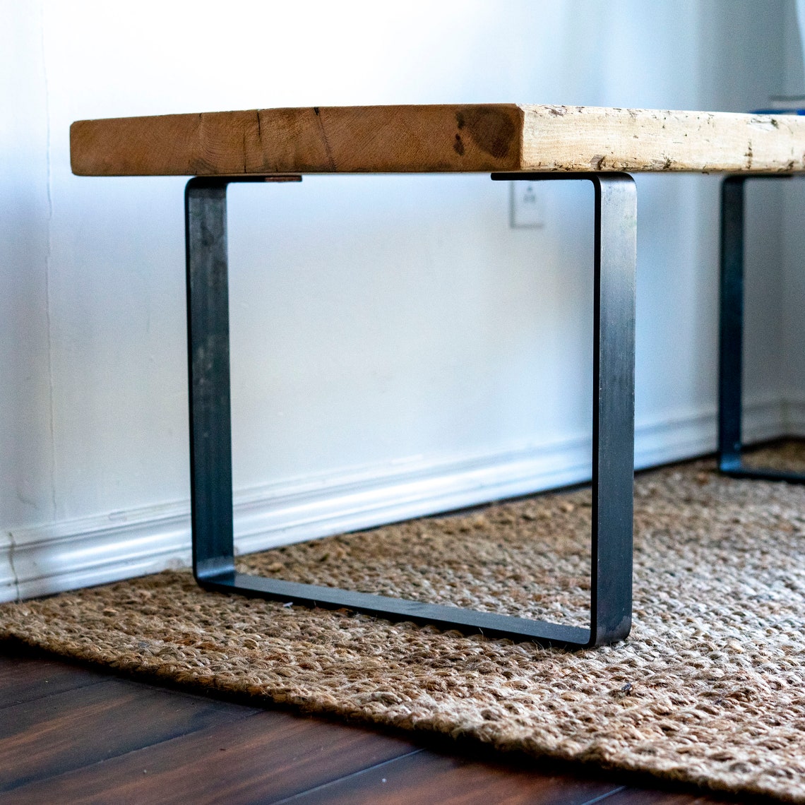 Custom Table Leg 2 Wide Rustic Steel Sold - Etsy