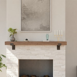 Mantel Mount Corbels, Fireplace Mantelmount, Shelf Brackets 4 Inch ...