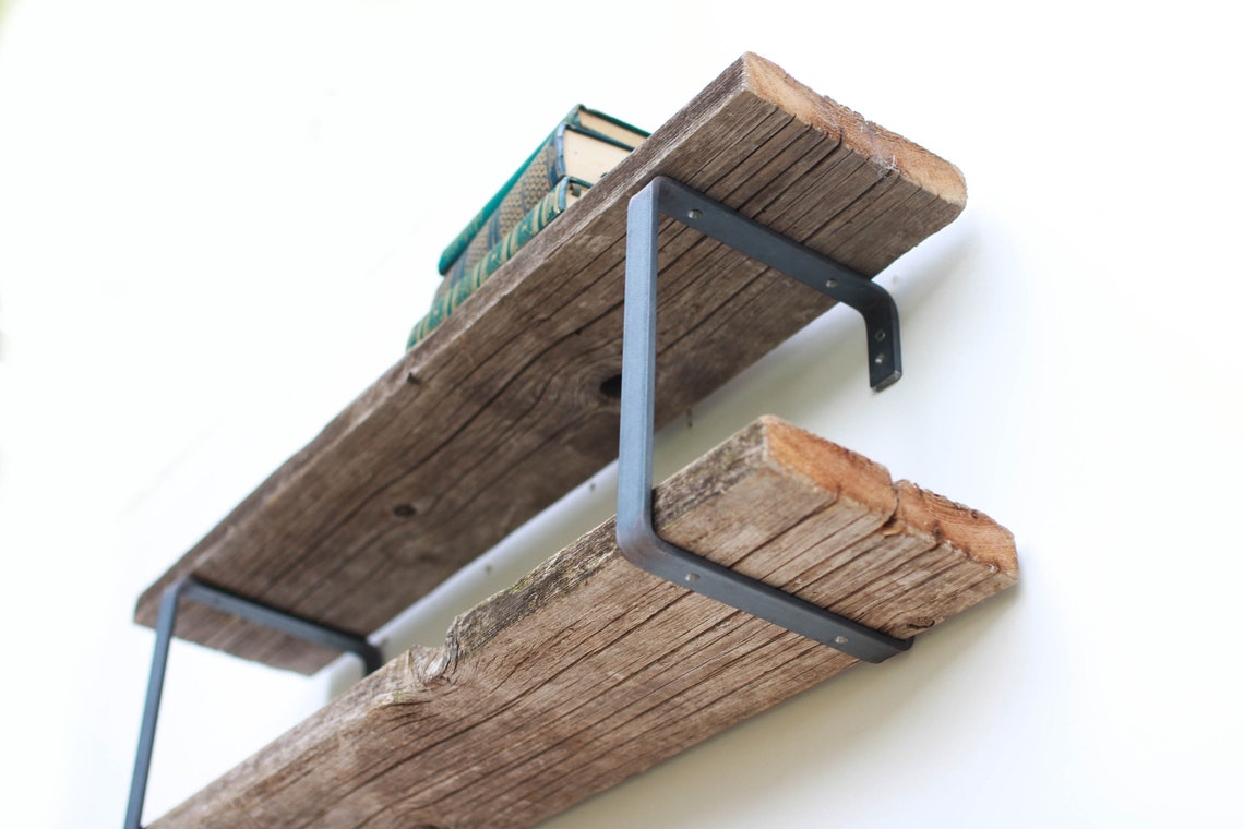 Square Shelf Bracket Heavy Duty Metal Shelf Bracket DIY | Etsy