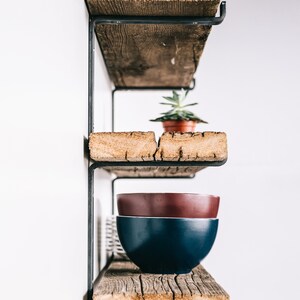 Triple Shelf Bracket - Heavy Duty Metal Shelf Bracket, Multi Level ...