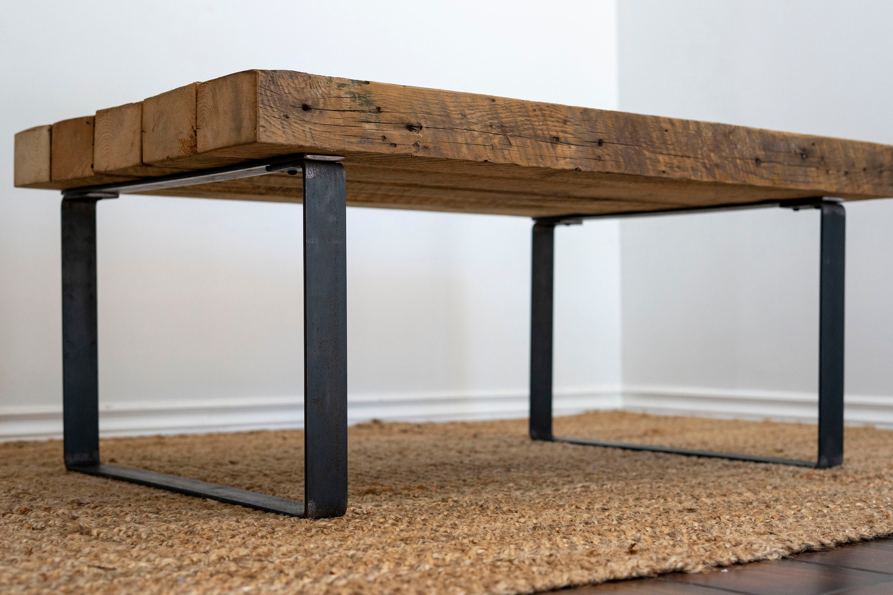 Custom Table Leg 2 Wide Rustic Steel Sold - Etsy