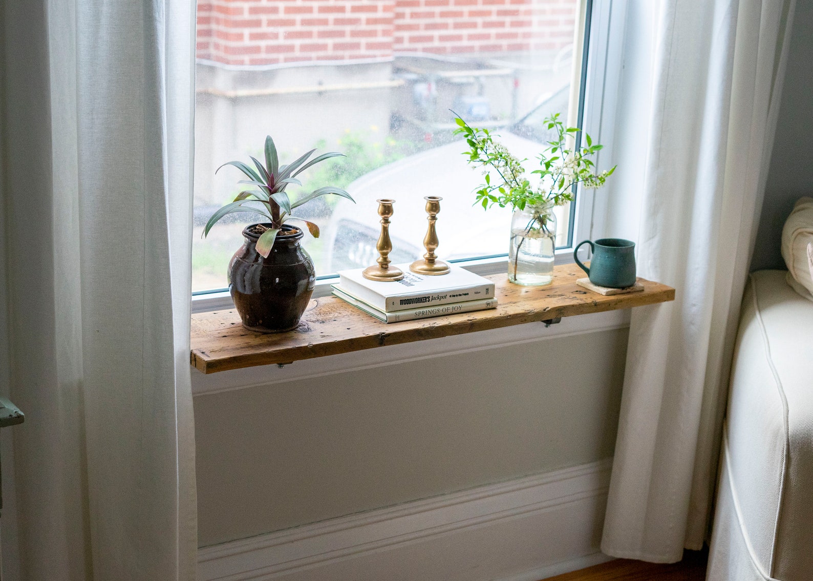 Window Sill Shelf Extension Window Perch Floating Farmhouse - Etsy Canada