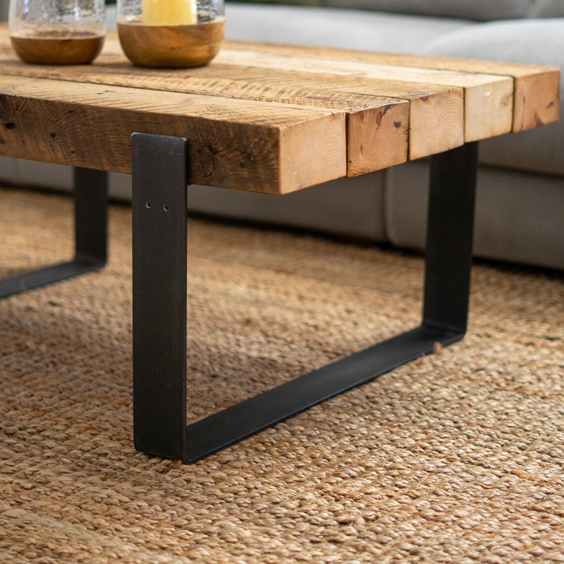 Primitive Reclaimed Coffee Table Rustic Farmhouse Style | Etsy