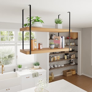 Suspended Ceiling Mounted Shelf Bracket, Floating Island Shelf Bracket ...