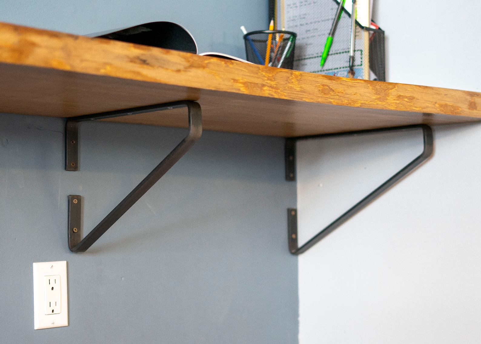 Floating Desk/bench/shelf Bracket, Wall Mounted Consul Table, Custom ...