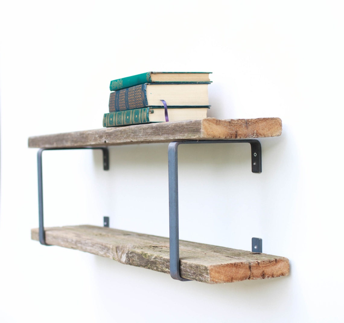 Square Shelf Bracket Heavy Duty Metal Shelf Bracket DIY | Etsy