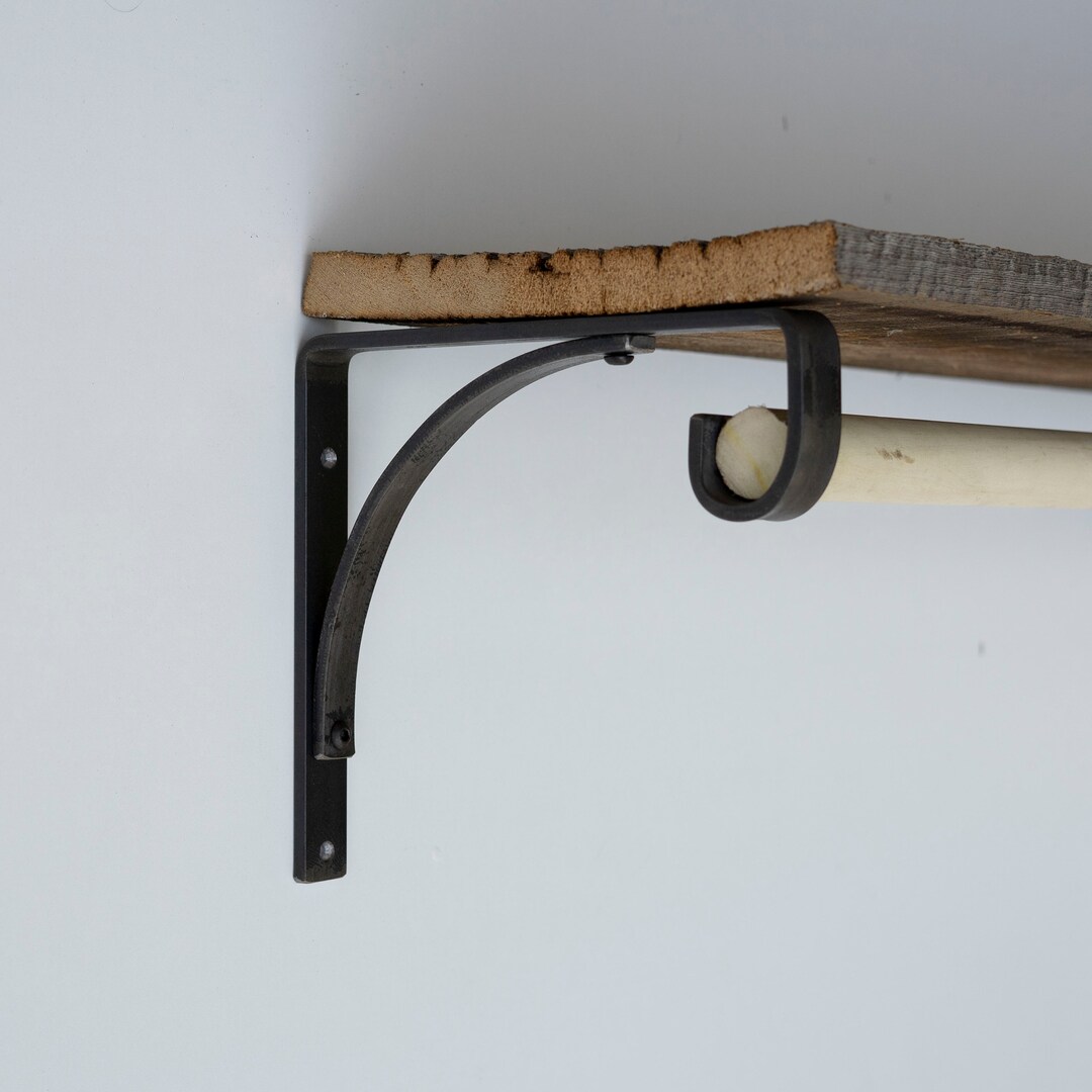 Closet Rod Shelf Bracket Shelf and Rod Bracket Open Heavy - Etsy