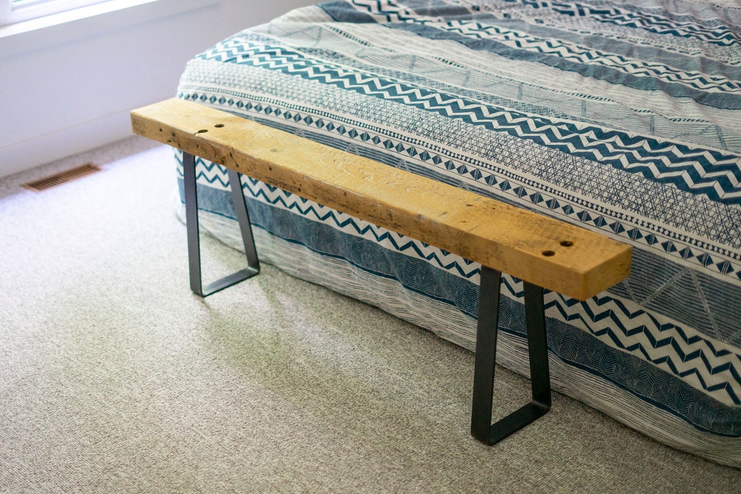 Primitive Long Skinny Bench, Entryway Console Table, Authentic ...