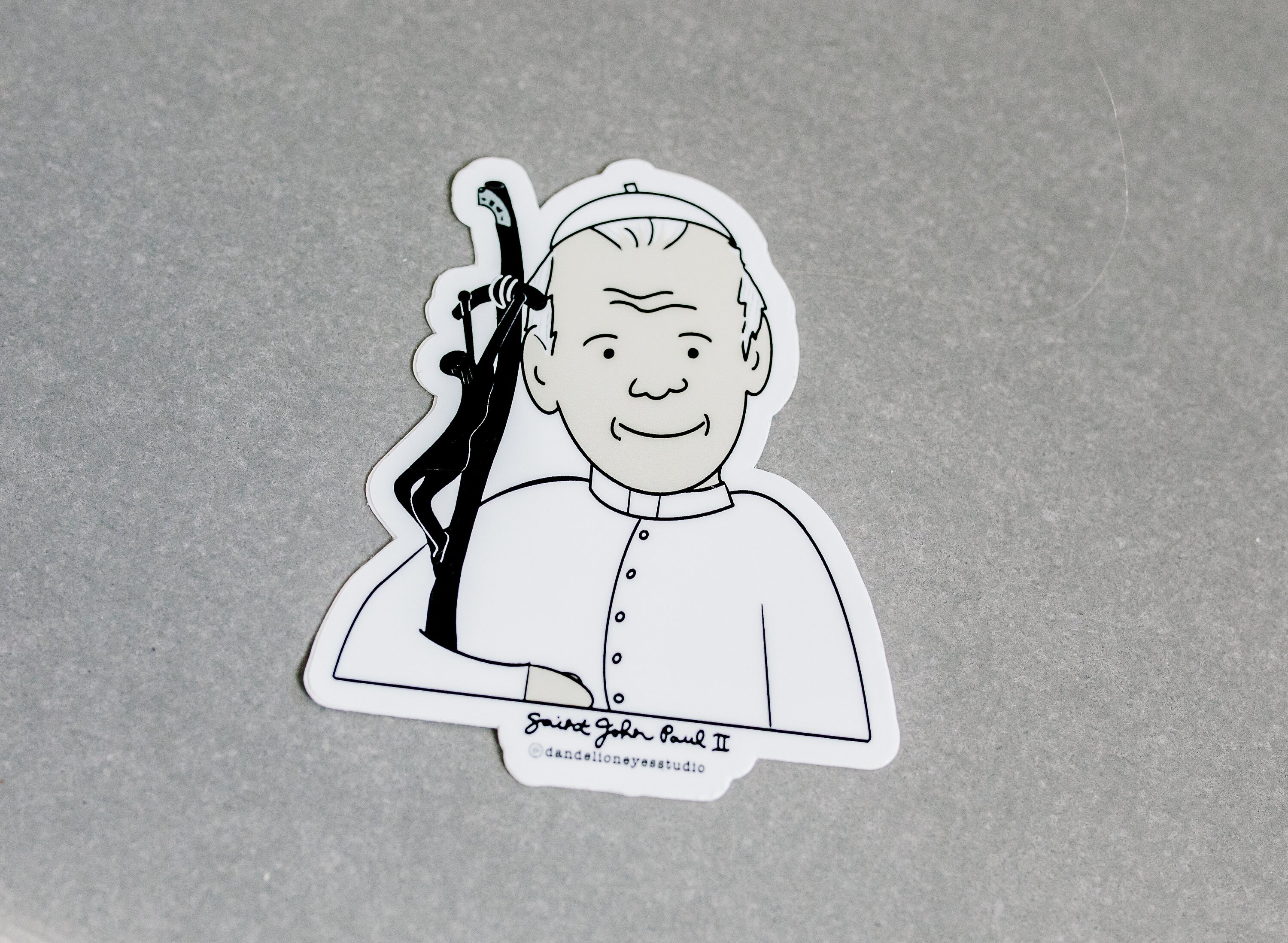 Saint Pope John Paul II Vinyl Sticker Decal - Etsy