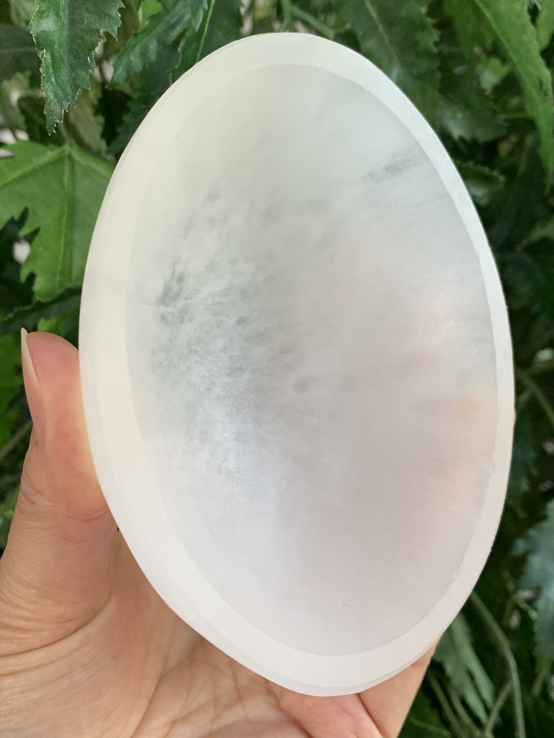 Gemstone Carved 4.5 SELENITE Oval Bowl Selenite | Etsy