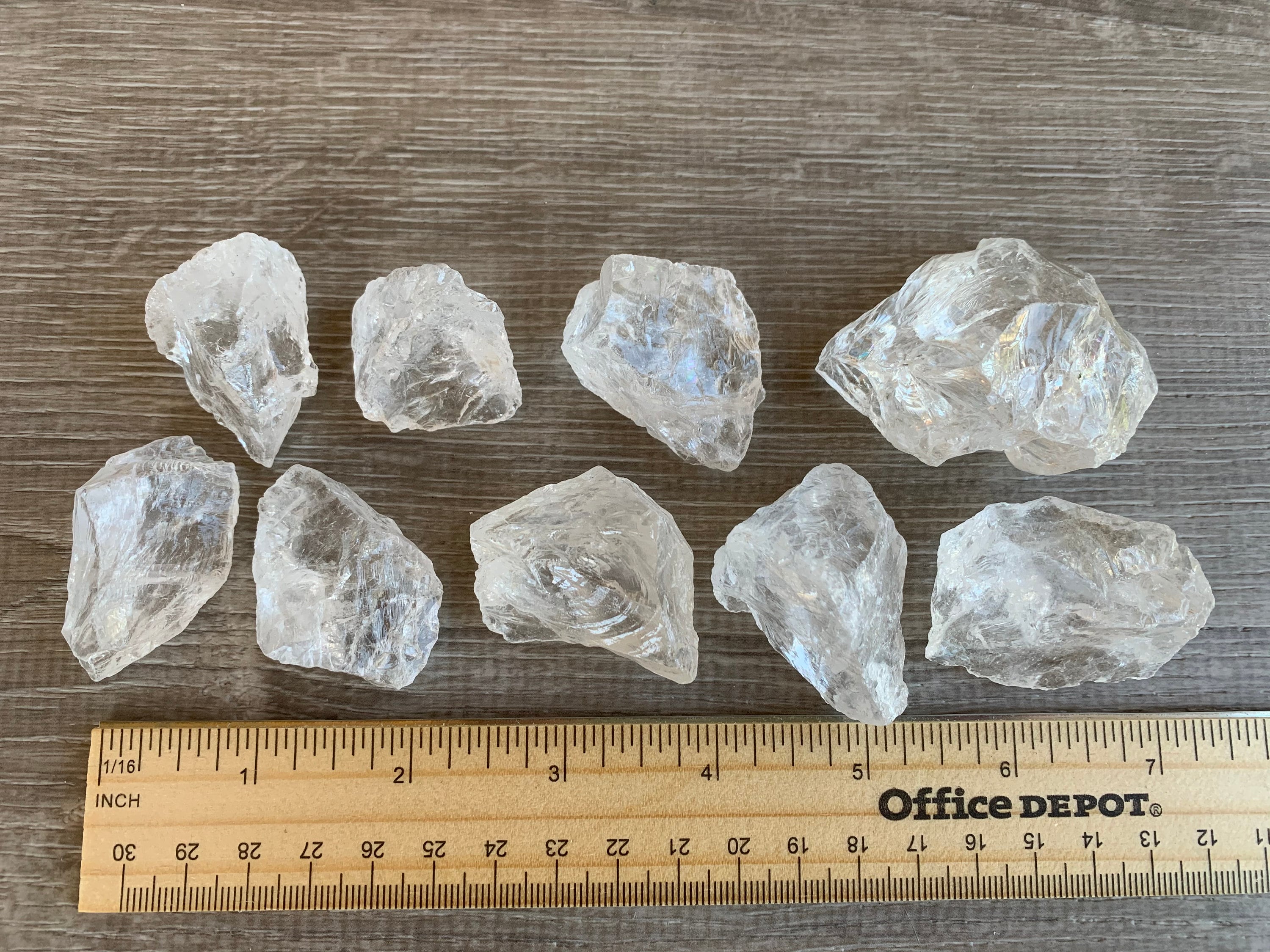 Natural Quartz Chunks 1-2 Raw Clear Quartz Rough - Etsy