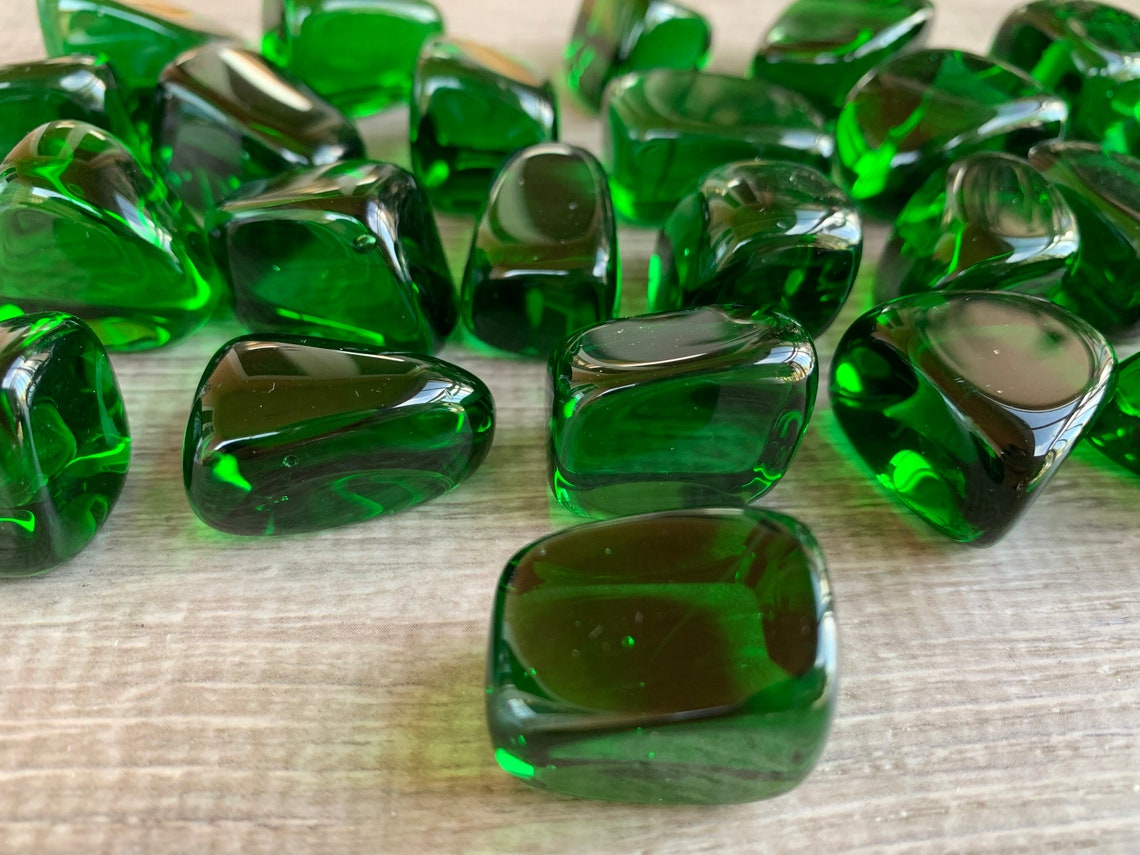 Blue Aqua Obsidian Green Obsidian & Yellow Obsidian Tumbled | Etsy