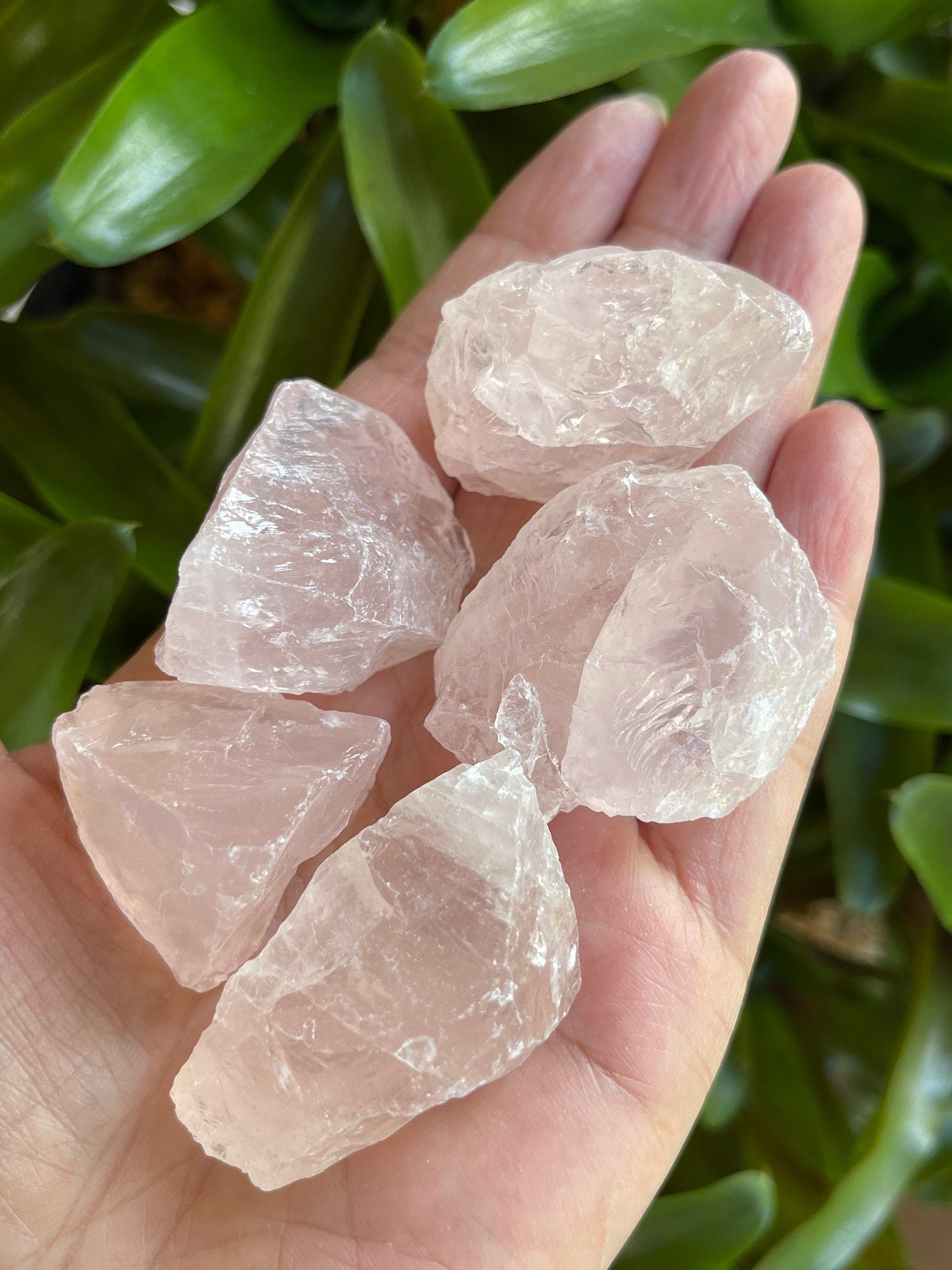 Home Décor Rose Quartz Rough Natural Home & Living Rocks & Geodes etna ...