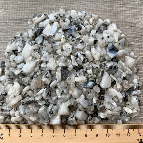 Grade A Peach Moonstone Semi Tumbled Gemstone Mini Chips 5 - Etsy