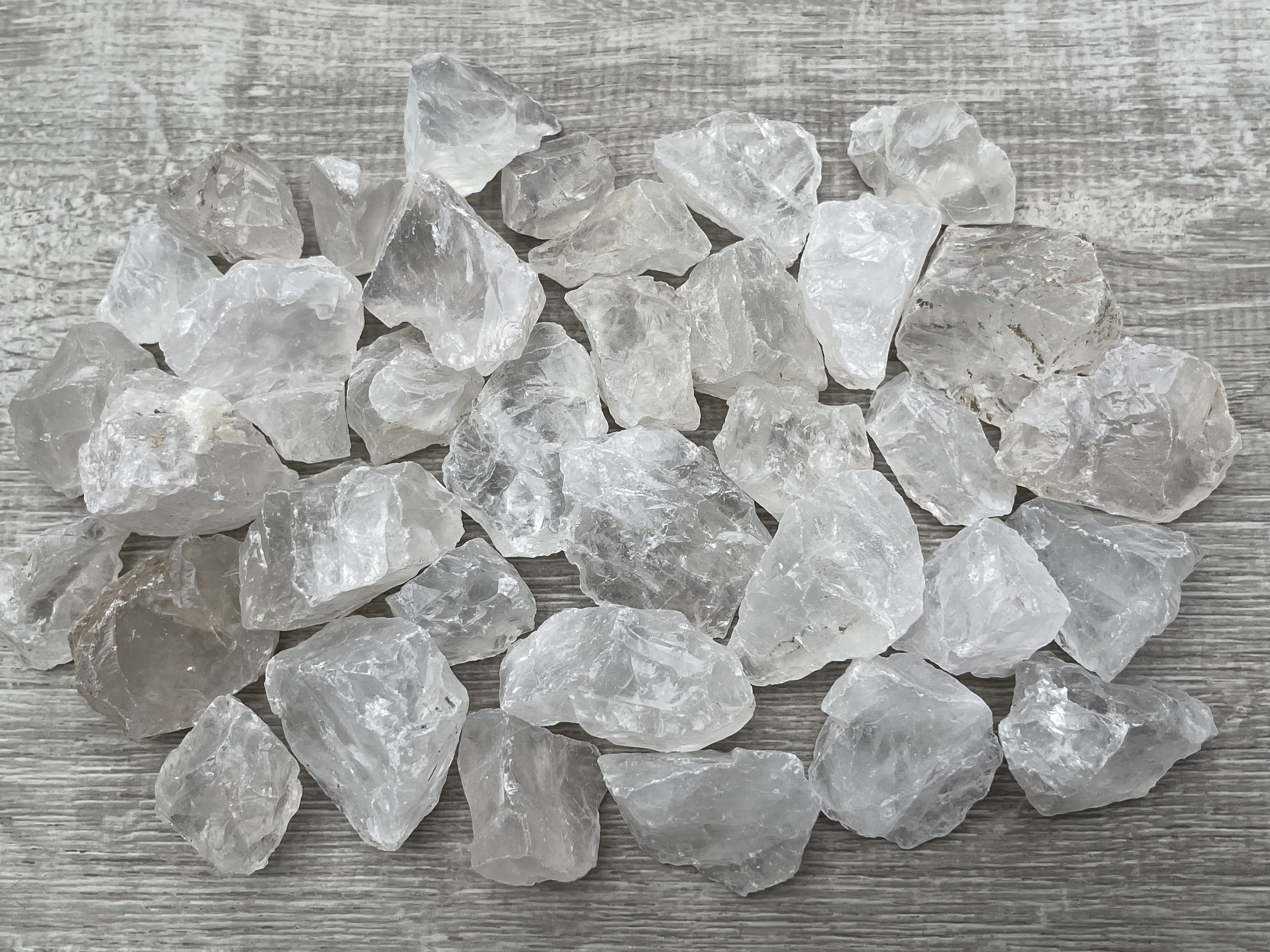 Natural Quartz Chunks 1-2 Raw Clear Quartz Rough - Etsy