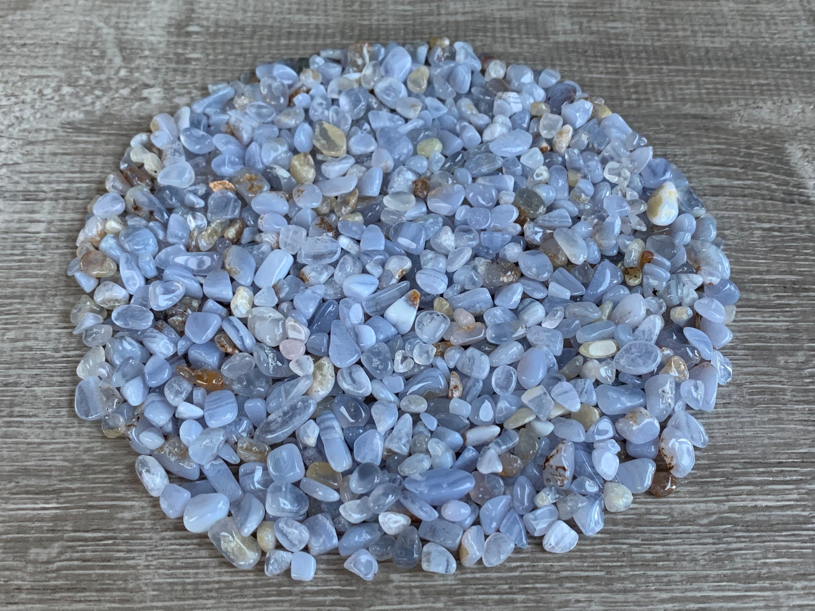 Grade A Blue Lace Agate Semi Tumbled Gemstone Mini Chips 5 - Etsy